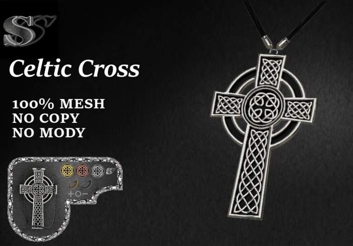 Second Life Marketplace - *ShadowStore* Celtic Cross with HUD