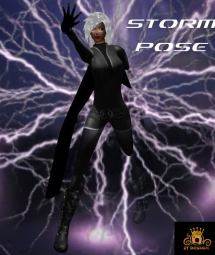Second Life Marketplace - ZT xmen storm pose