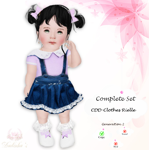 Second Life Marketplace - CDD-Dress Rielle- BABY-BOXED