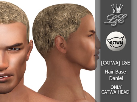 Second Life Marketplace - [CATWA] hair base Daniel Applier Demo