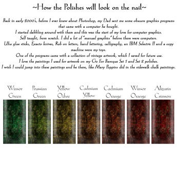 Second Life Marketplace - ~Mani Pedi~ Go For Baroque Polish ~ Set 2 ...