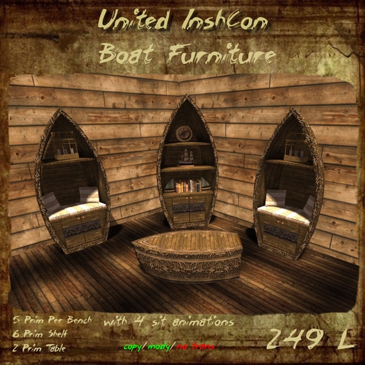 Second Life Marketplace - *UI* Boat Furniture