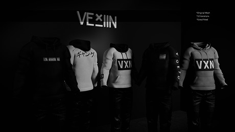 Second Life Marketplace - {Vexiin}Hoodie V3 (Demo)