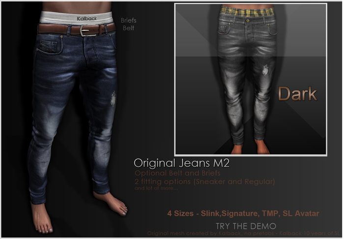 Second Life Marketplace - Original Jeans M2_Dark