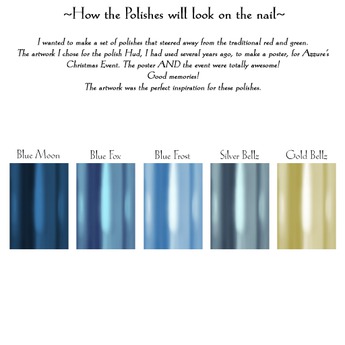 Second Life Marketplace - ~Mani Pedi~ Blue Xmas Polish - Omega HUD