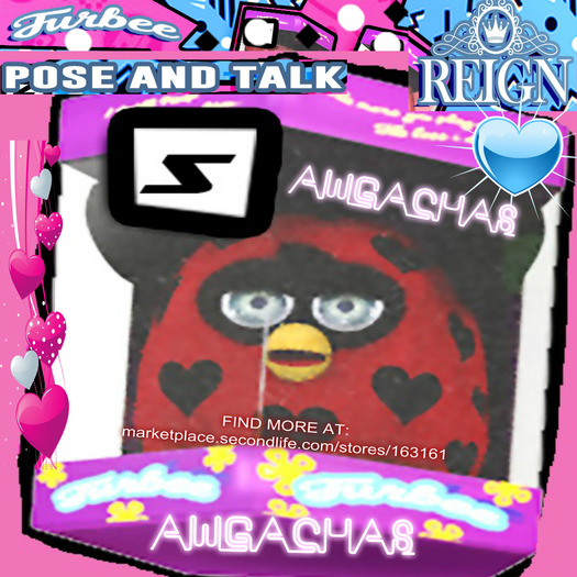 Second Life Marketplace - REIGN.- FURBEE (RED Hearts)- #5