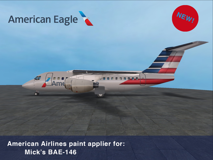 Second Life Marketplace - American Eagle paint Applier BAE-146