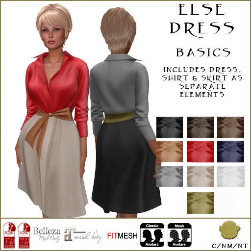 Second Life Marketplace - BM Else Dress Basics DEMO