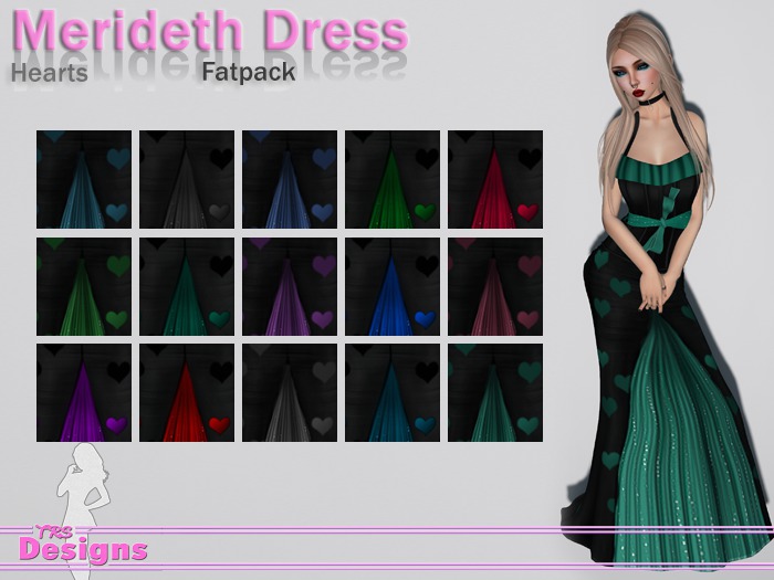 Second Life Marketplace - Merideth Hearts Fatpack Collection