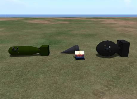 Second Life Marketplace - Nuke Bomb - Mini Nuke - 3 Warhead and arming ...