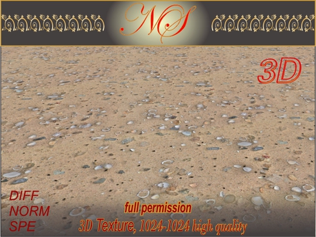 Second Life Marketplace - N_s 3d texture sea sand_SS01