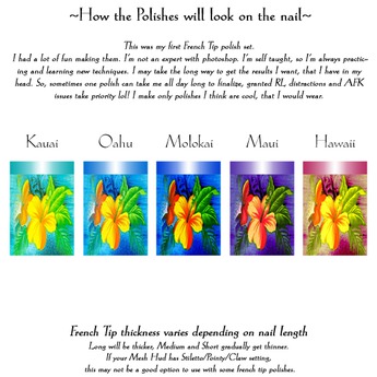 Second Life Marketplace - ~Mani Pedi~ Aloha Polish - Omega HUD