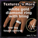 Second Life Marketplace - TnM white gold diamond ring w bling - boxed