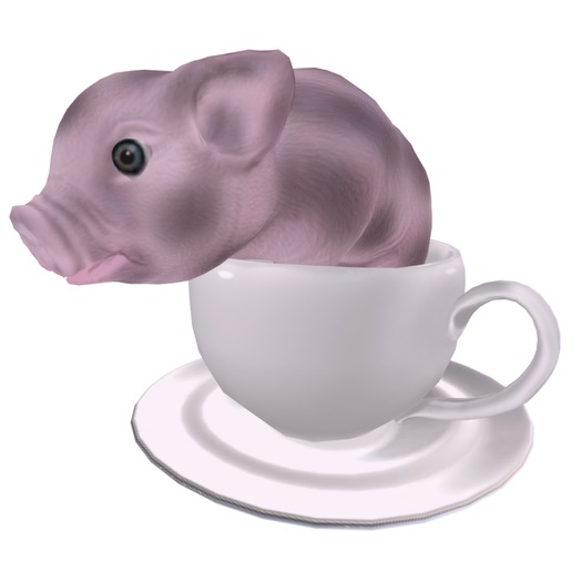 Second Life Marketplace - KITE - Spring Piggies - Tea-Pig 1 (rezz)