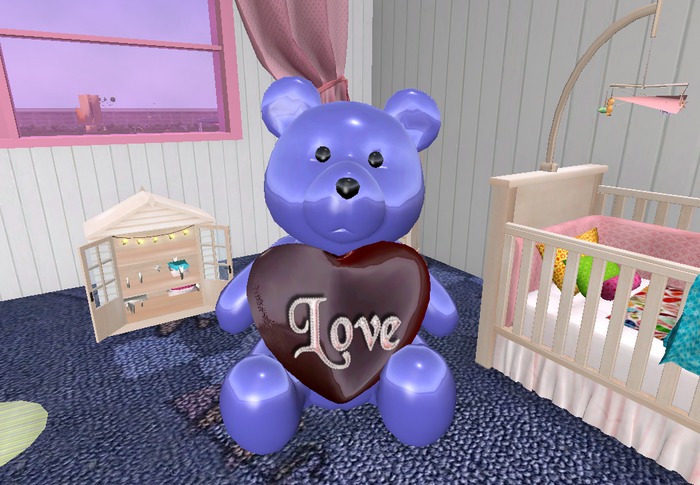 Second Life Marketplace - Blue Bear Love/ urso azul love