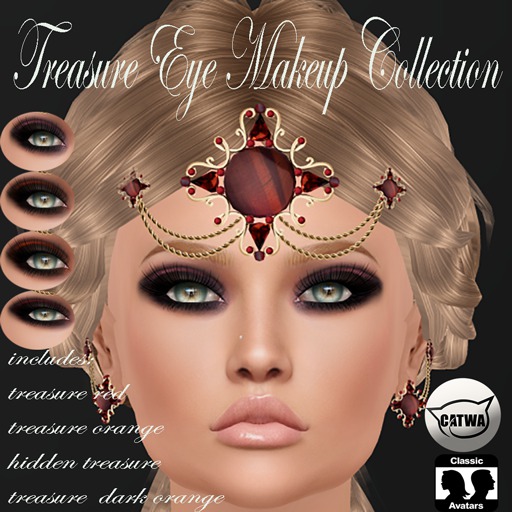 Second Life Marketplace - TREASURE EYE MAKEUP COLLECTION