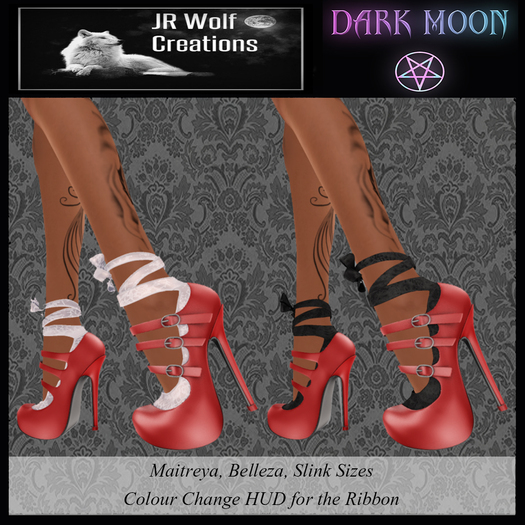 Second Life Marketplace - Red Mary Janes (JR Wolf Creations)