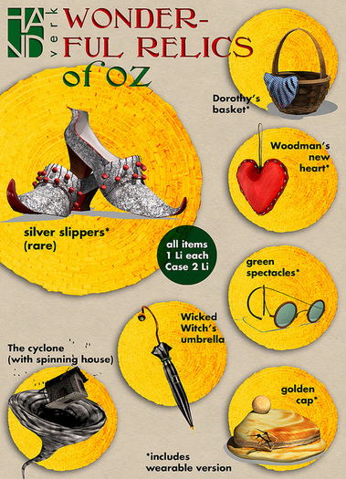 Second Life Marketplace - [HANDverk]Oz Relic.wicked witch's umbrella
