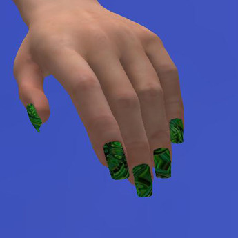 Second Life Marketplace - green liquid nails