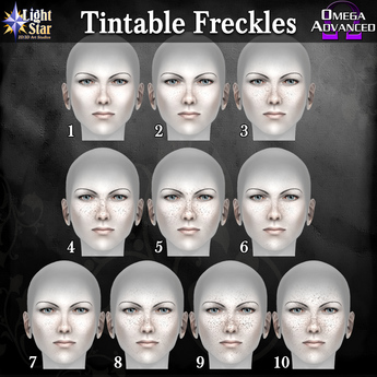 Second Life Marketplace - DEMO *LightStar-Tintable Freckles-Demo