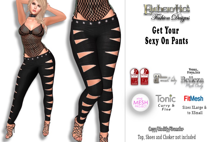 Second Life Marketplace ~ Get Your Sexy On ~ Pants Only