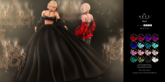 Second Life Marketplace - -AZUL- Nora (DEMO)