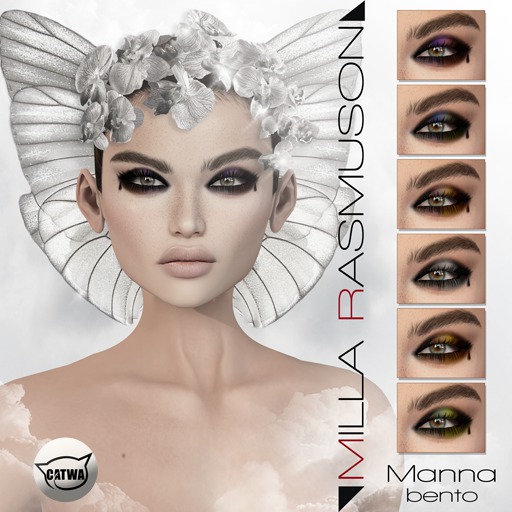 Second Life Marketplace - MRM " Manna " Eyes Bento /Classic Catwa" V.1. ...