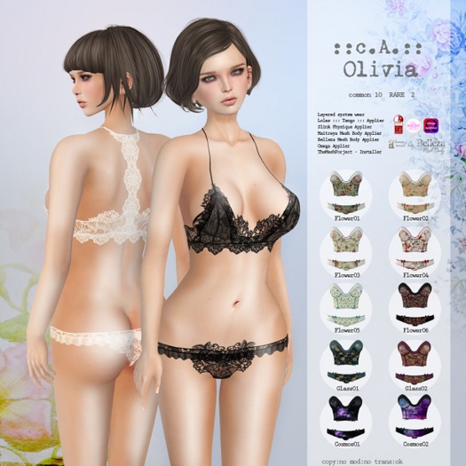 Second Life Marketplace - ::c.A.:: Olivia *Cosmos01* - PHYSIQUE