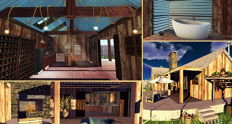 Second Life Marketplace - Rustic Retreat (unpack)