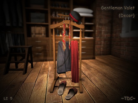 Second Life Marketplace - Gentleman Valet (red)