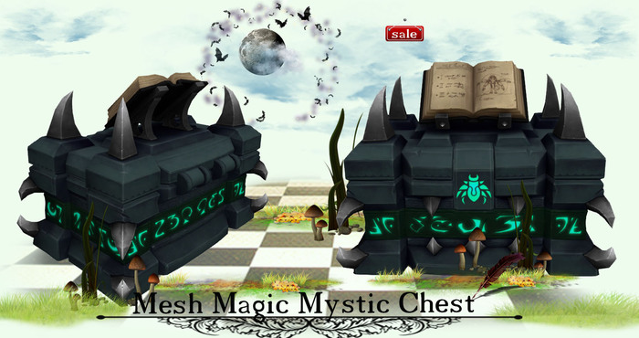 Second Life Marketplace - Mesh Magic Mystic Chest(copy&modify) v. 15