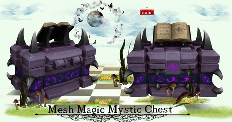 Second Life Marketplace - Mesh Magic Mystic Chest(copy&modify) v. 13