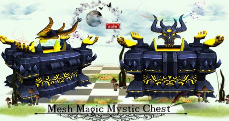 Second Life Marketplace - Mesh Magic Mystic Chest(copy&modify) v. 25