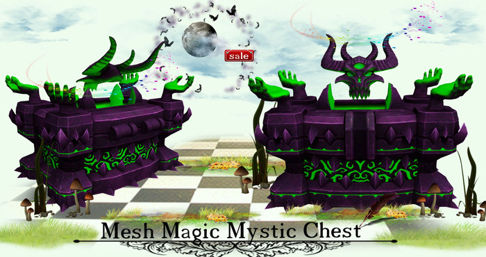 Second Life Marketplace - Mesh Magic Mystic Chest(copy&modify) v. 23