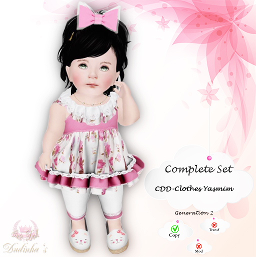Second Life Marketplace - CDD-Dress Yasmim-TODDLER -BOXED