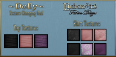 Second Life Marketplace - DEMO ~ Dolly Vest and Skirt ~ with Texture ...
