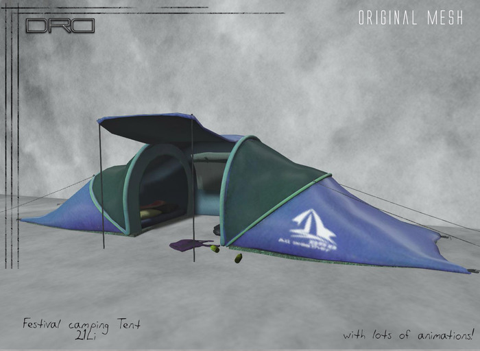 Second Life Marketplace - -DRD- Camping - Tent PG