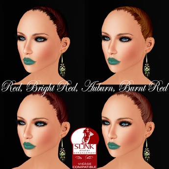Second Life Marketplace - SLINK - RED HAIRBASE COLLECTION