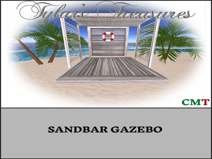 Second Life Marketplace - .:TT:. SANDBAR GAZEBO BOX