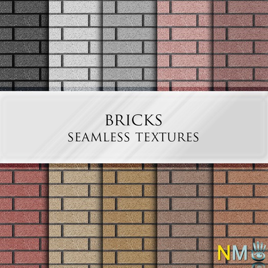 Second Life Marketplace - Bricks Builders Seamless Textures 1024x1024 ...