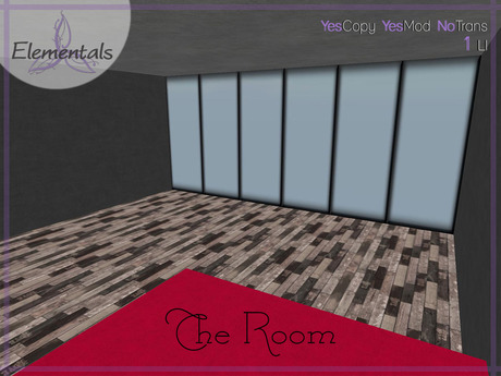 Second Life Marketplace - {Elementals} The Room *1Li* {Skybox}