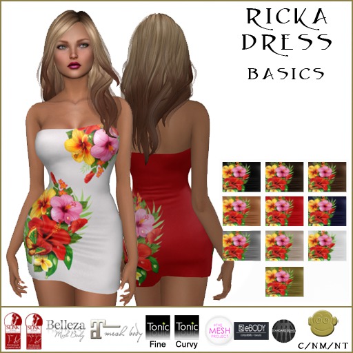 Second Life Marketplace - BM Ricka Dress Basics