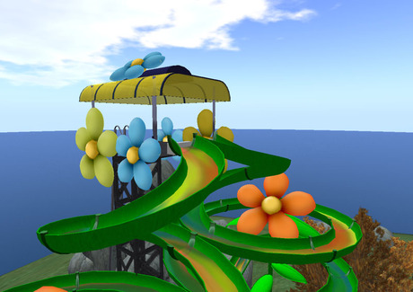 Second Life Marketplace - Hippie Water Slide
