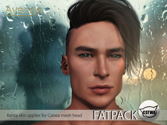 Second Life Marketplace - [Avenge] Kenta skin applier for Catwa - fatpack
