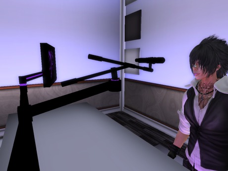 Second Life Marketplace - Dj mic & flatscreens ( color change ) MESH