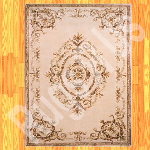 Second Life Marketplace - Rug - Classic - Renaissance - Beige - Gold - 001