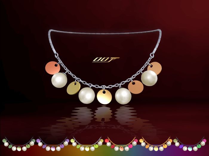 Second Life Marketplace - OOJ>>Rustling Necklace & Bracelet Set