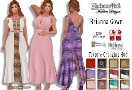 Second Life Marketplace - DEMO ~ Brianna Gown ~ and Texture Changing Hud