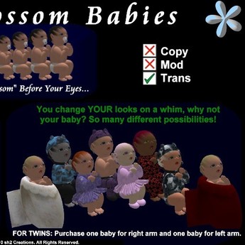 Second Life Marketplace - sh2 Vampire Blossom Baby Right v2.0
