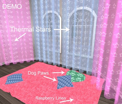 Second Life Marketplace - Raspberry Linen Fabric Textures Full Permissions